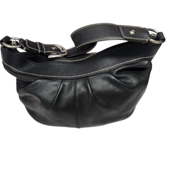 Coach | Bags | Coach Black Leather Shoulder Bag F3731 | Poshmark